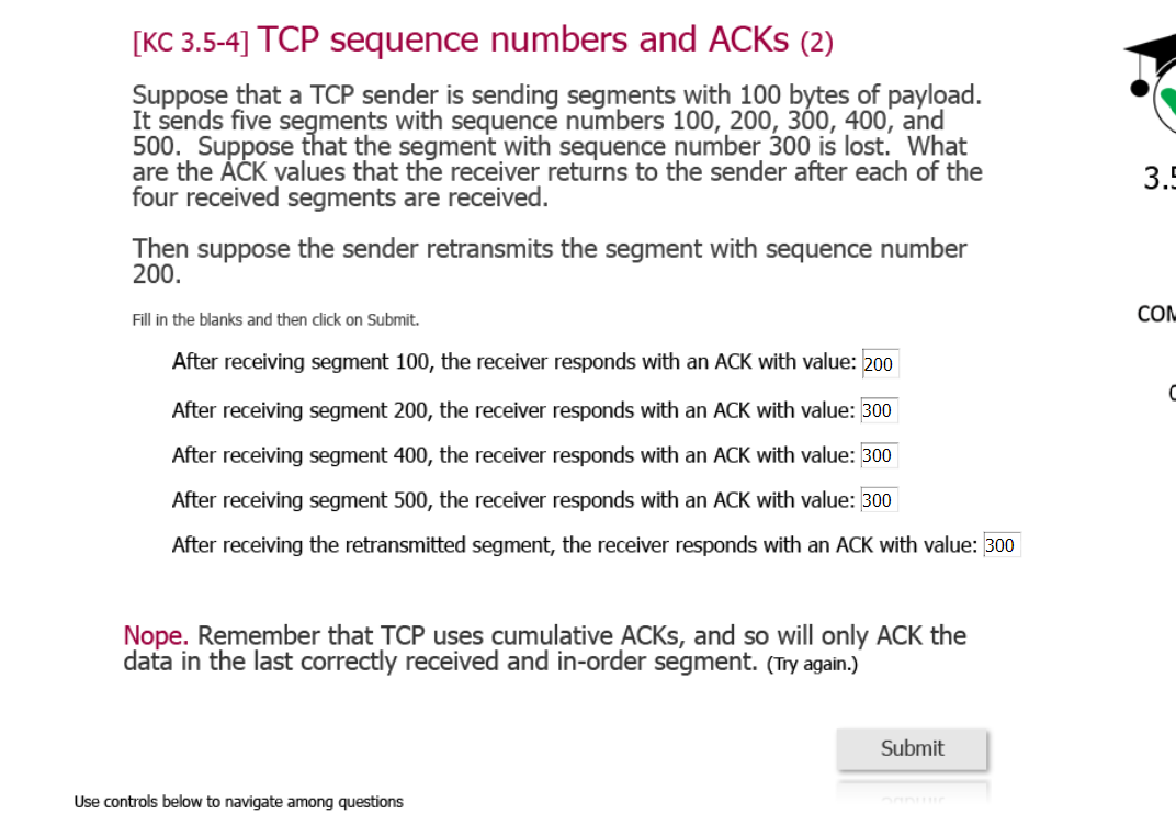 Solved This is not the correct solution. But if a packet is | Chegg.com