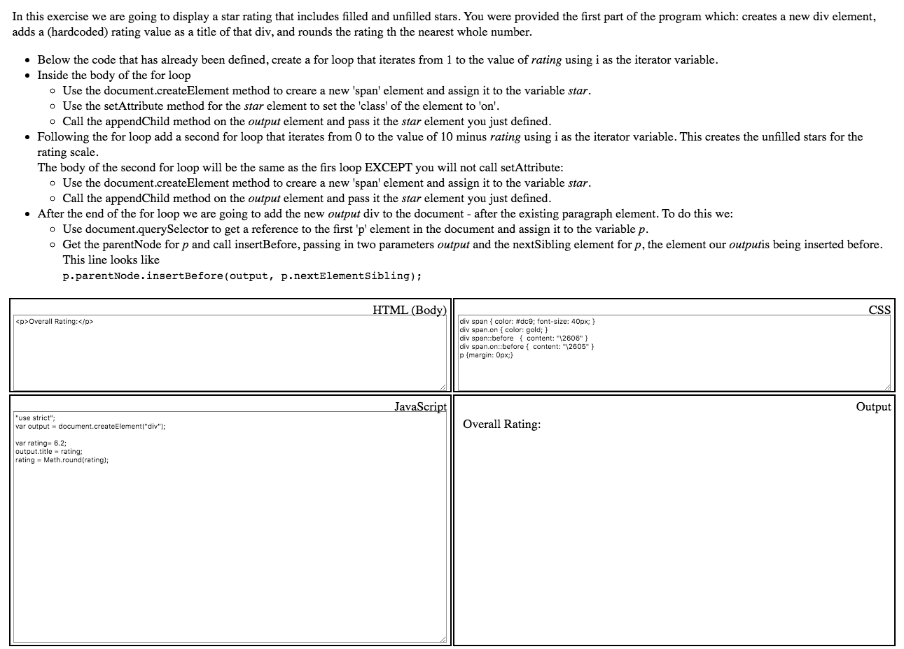 Solved In this exercise, we are going to display a star | Chegg.com