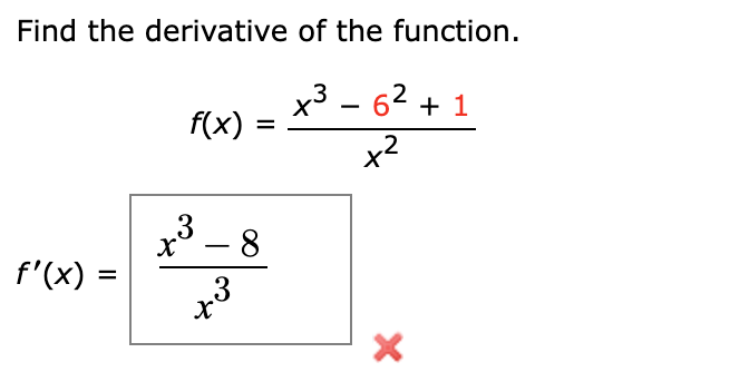 Solved Find the derivative of the function. | Chegg.com
