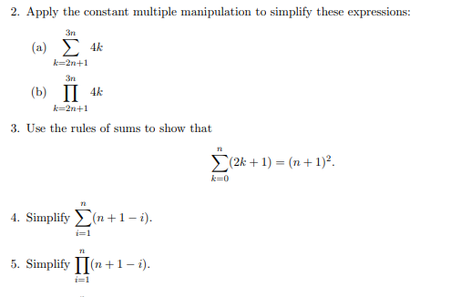 2. Apply the constant multiple manipulation to | Chegg.com