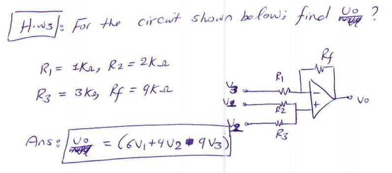 Solved ? Hows. For the circuit shown below; find a Ri R = | Chegg.com