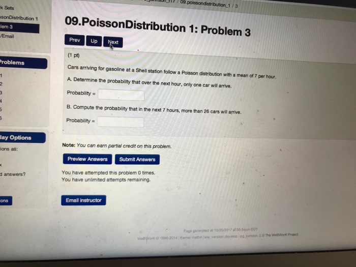 Solved webwork/math311 14270 johnson f17 | Chegg.com