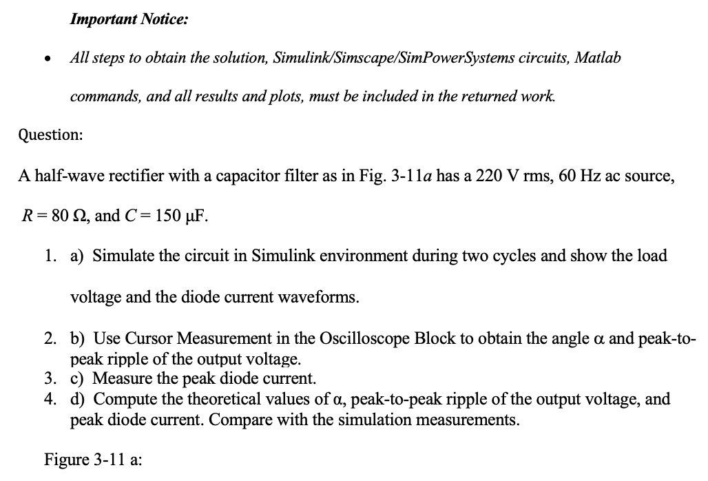 Solved Important Notice: - All steps to obtain the solution, | Chegg.com