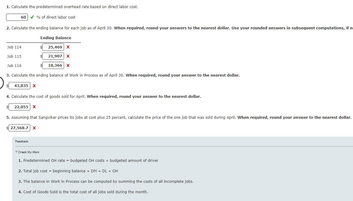 Solved Predetermined Overhead Rate, Application of Overhead | Chegg.com