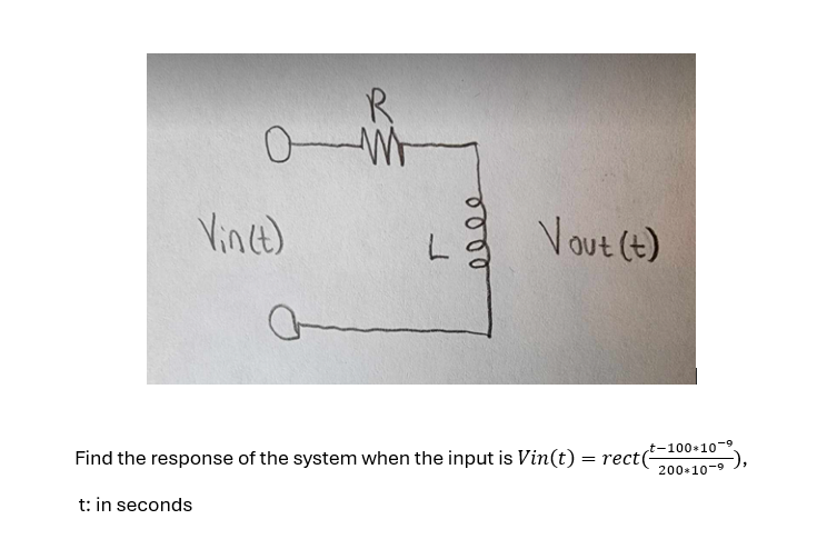Solved Find The Response Of The System When The Input Is 6760