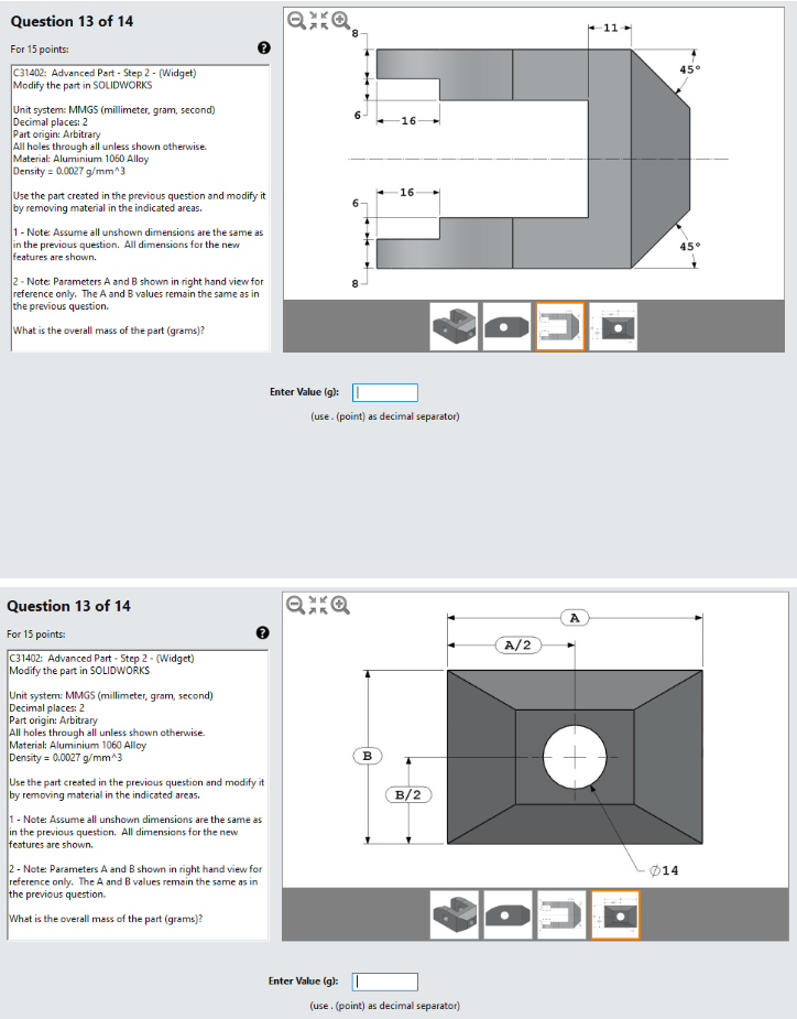 Solved C31801: Advanced Part - Step 1 - (Widget) Build this | Chegg.com