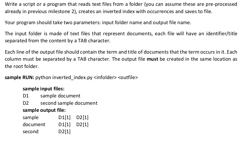 Solved Write A Script Or A Program That Reads Text Files 1950