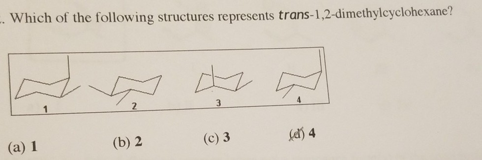 Solved Which of the following structures represents | Chegg.com