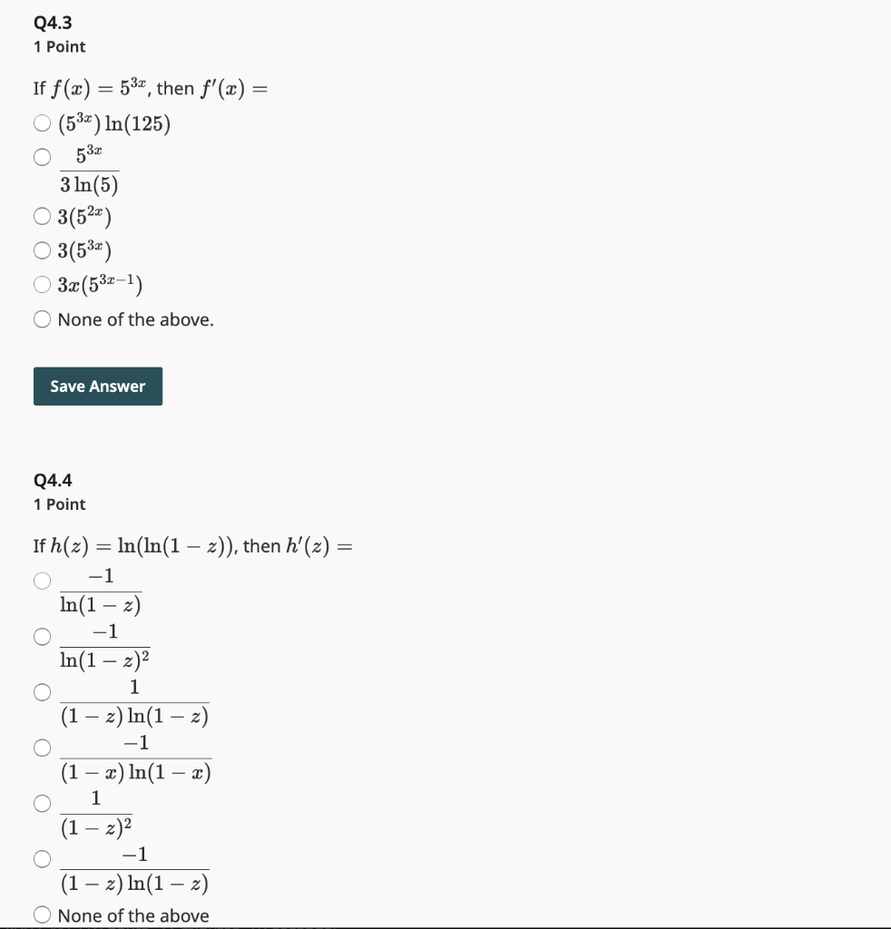 Solved f(x)=53x, then | Chegg.com