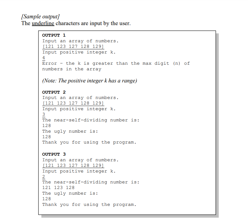Solved Problem-1 Near-self-dividing and Ugly Numbers (50\%). | Chegg.com Solved Problem-1 Near-self-dividing and Ugly Numbers (50\%). | Chegg.com