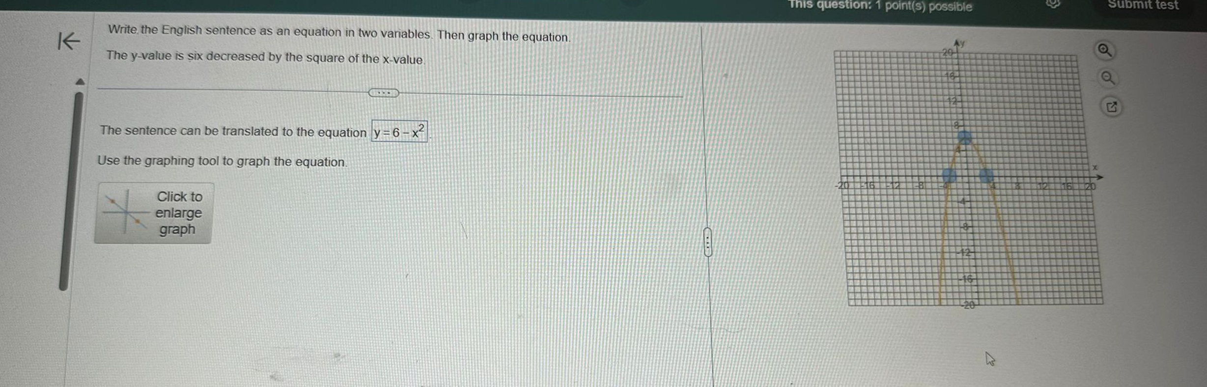 Solved Write the English sentence as an equation in two | Chegg.com