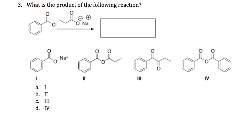 Solved What is the product of the following reaction? 3. O | Chegg.com