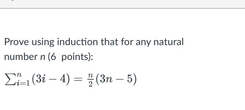 Solved Prove using induction that for any natural number n | Chegg.com