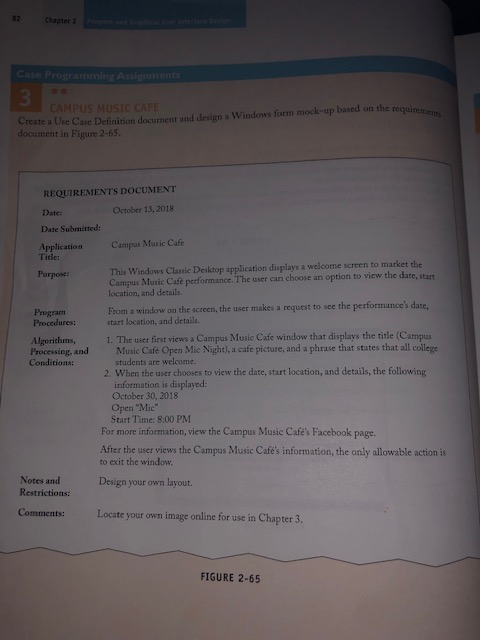 32 Chapter 2 Case Programming Assignments 3 Create A 