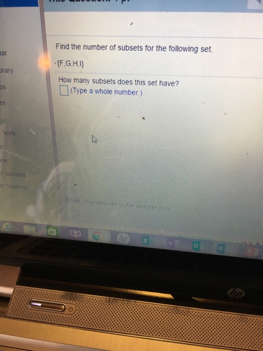 Solved Find the number of subsets for the following set. {F, | Chegg.com Solved Find the number of subsets for the following set. {F, | Chegg.com