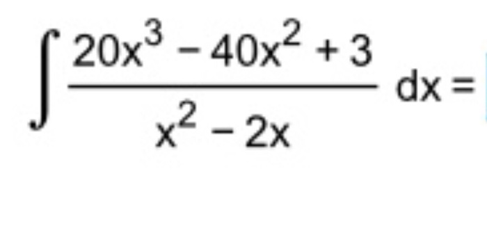 Solved Perform long division on the integrand, write the | Chegg.com