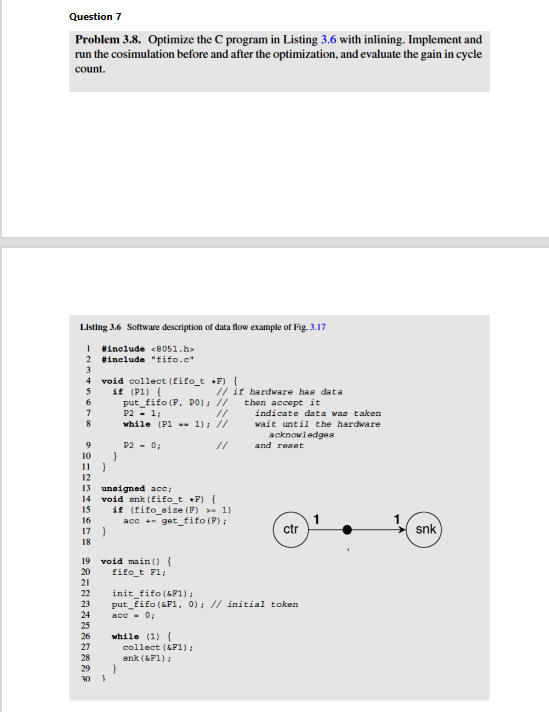 Problem 38 Optimize The C Program In Listing 36 2451