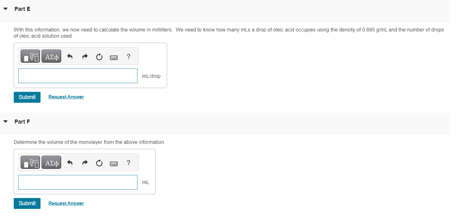 20 drops 20 drops 17 drops Part B does not go into | Chegg.com