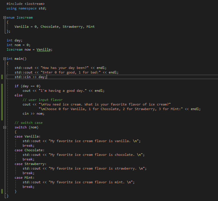 Solved Using C++, how do I make this code work like if the | Chegg.com