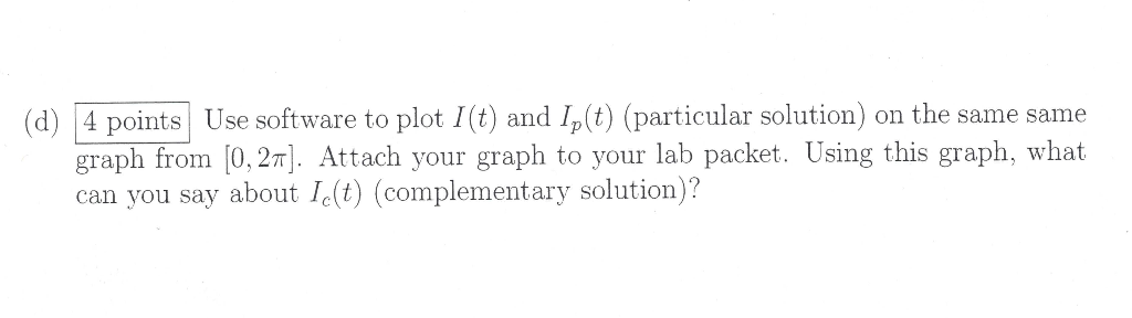 Solved 4. 12 points RLC Circuit Consider the standard RLC | Chegg.com