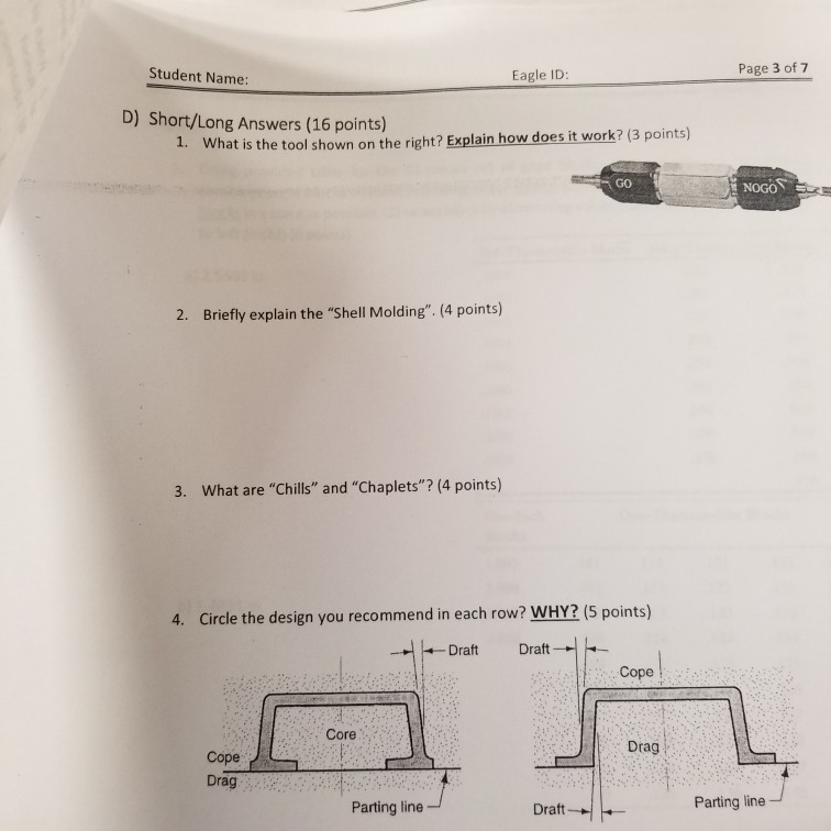 Solved What are "Chills" and "Chaplets"? (4 points) 3. | Chegg.com