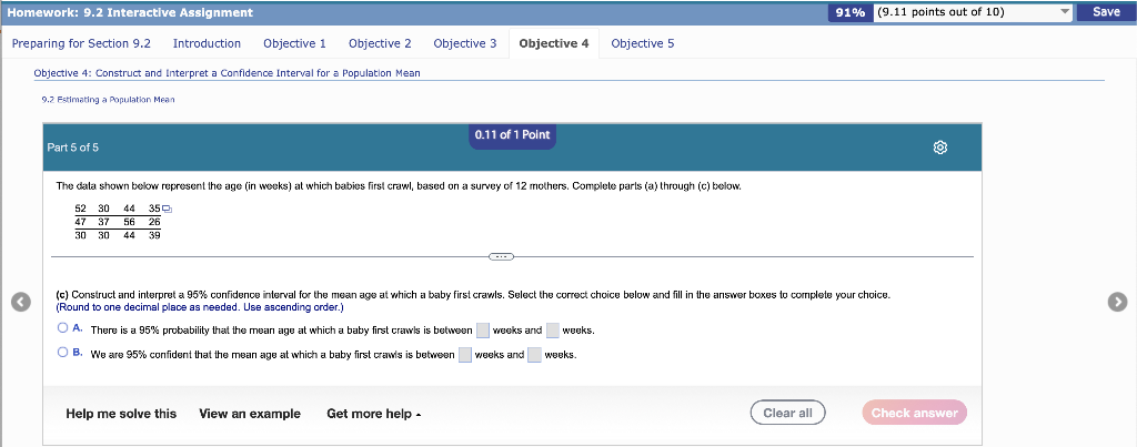 Solved Homework: 9.2 Interactive Assignment 91% (9.11 points | Chegg.com