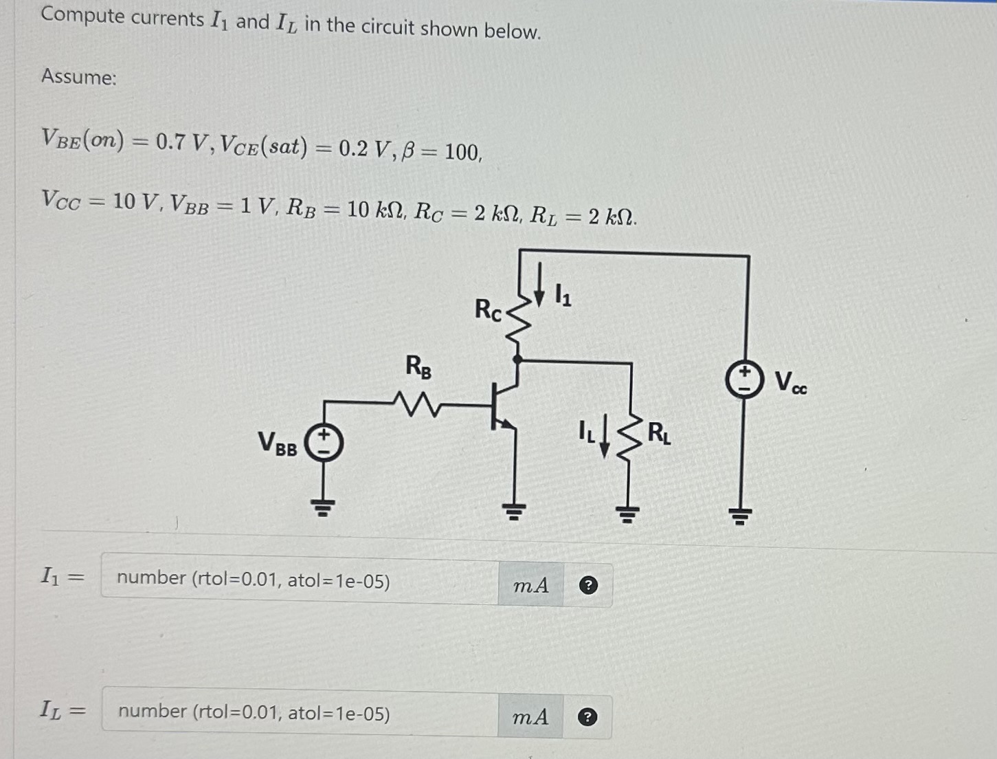 Solved Compute currents I1 and IL in the circuit shown | Chegg.com