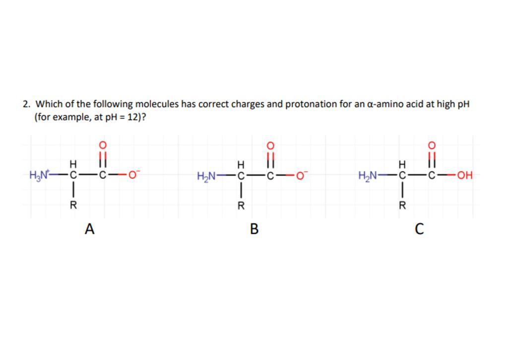Solved 2. Which of the following molecules has correct | Chegg.com