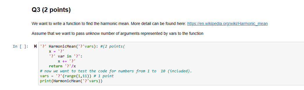 Solved Q2. (2 points) Write a function that counts the | Chegg.com