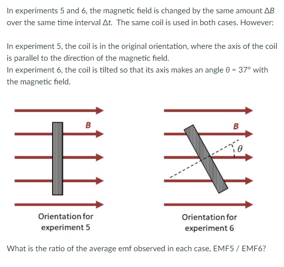 Solved A coil is in a region of space with a constant | Chegg.com