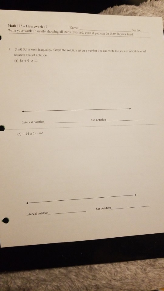 Solved Math 103-Homework 10 Write your work up neatly | Chegg.com