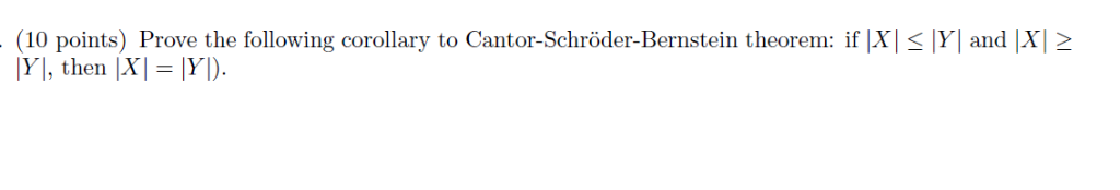 Solved 10 points) Prove the following corollary to | Chegg.com