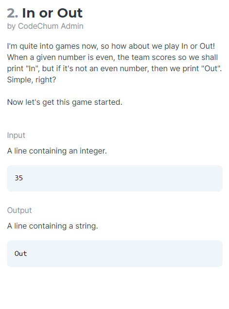 Solved by CodeChum Admin Let's play a game of FizzBuzz! It | Chegg.com
