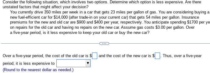 Solved Consider the following situation, which involves two | Chegg.com