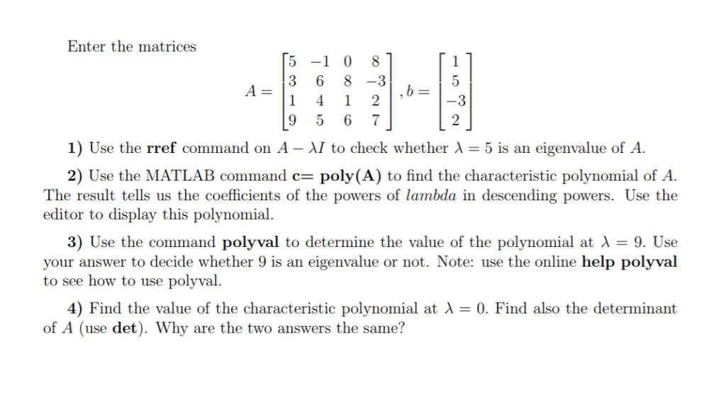 Solved I'm currently working on a project for my linear | Chegg.com
