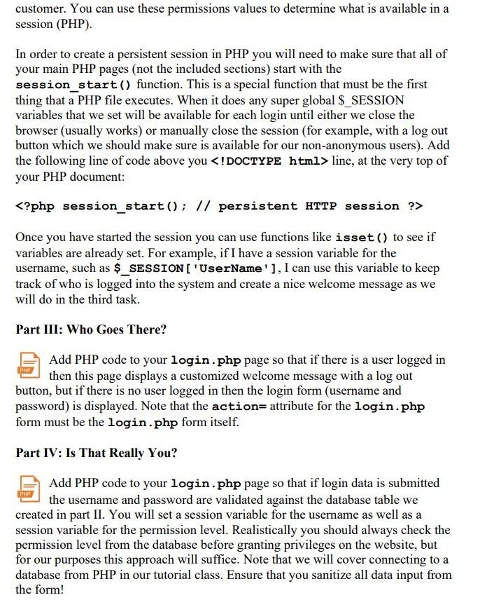Solved Required Equipment: XAMPP, HTML editor, Word | Chegg.com