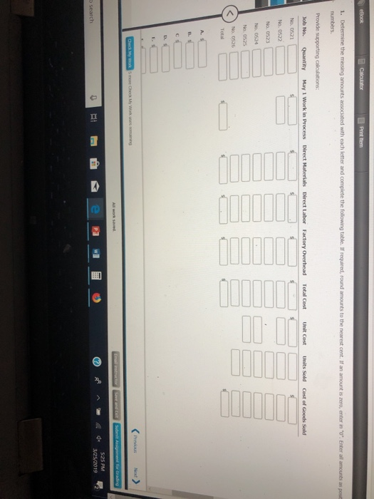 Solved eBook Calculator Print Item Analyzing Manufacturing | Chegg.com