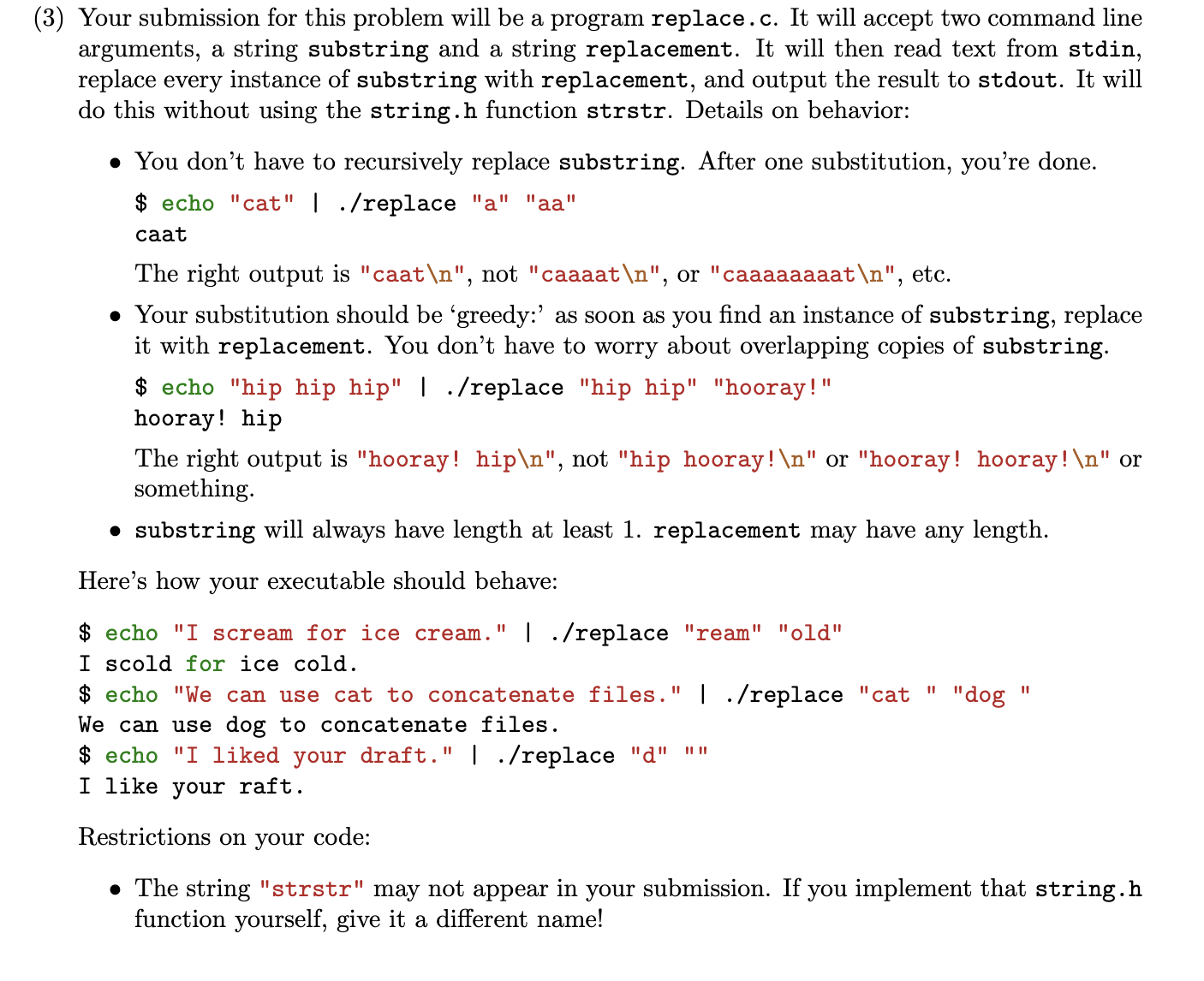 Solved Your submission for this problem will be a program | Chegg.com