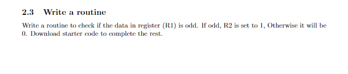 Solved ; Main that uses Odd .ORIG x3000 | Chegg.com