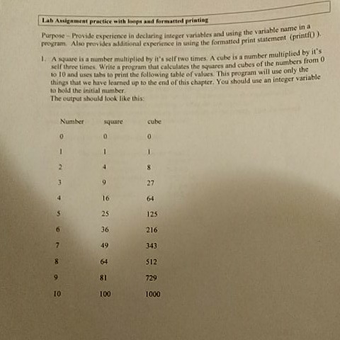 Solved r Lab Assignment practice with loops and formatted | Chegg.com