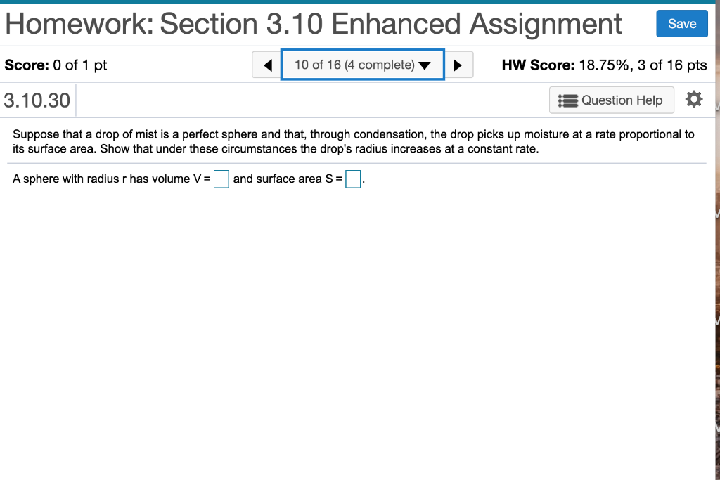 Solved Homework Section 3 10 Enhanced Assignment Save