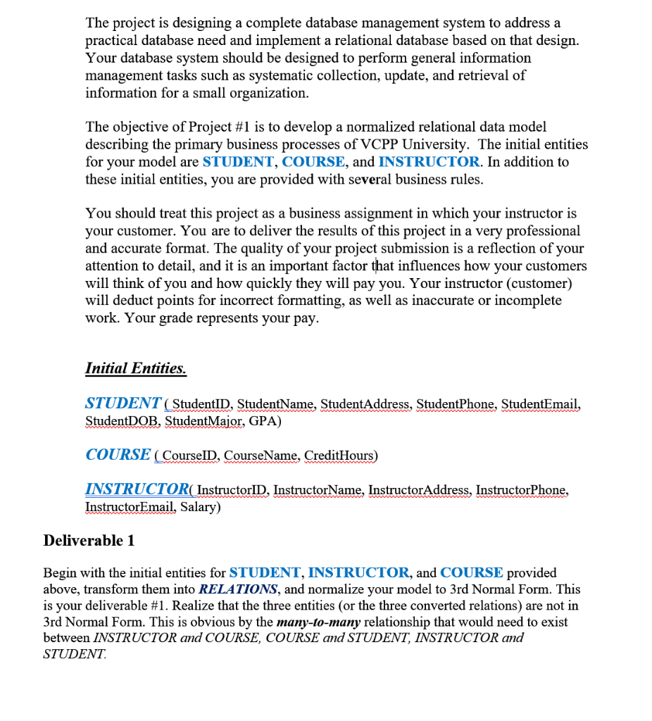Solved I completed Deliverable 1 and 2 I was wondering if | Chegg.com