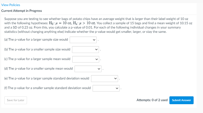 Solved View Policies Current Attempt in Progress Suppose you | Chegg.com
