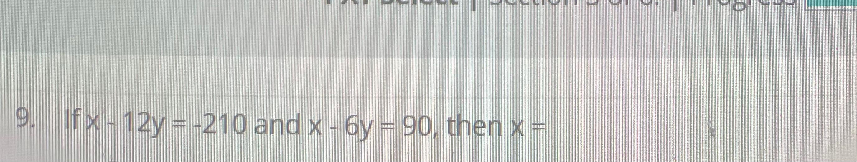 Solved x−6y=90 | Chegg.com