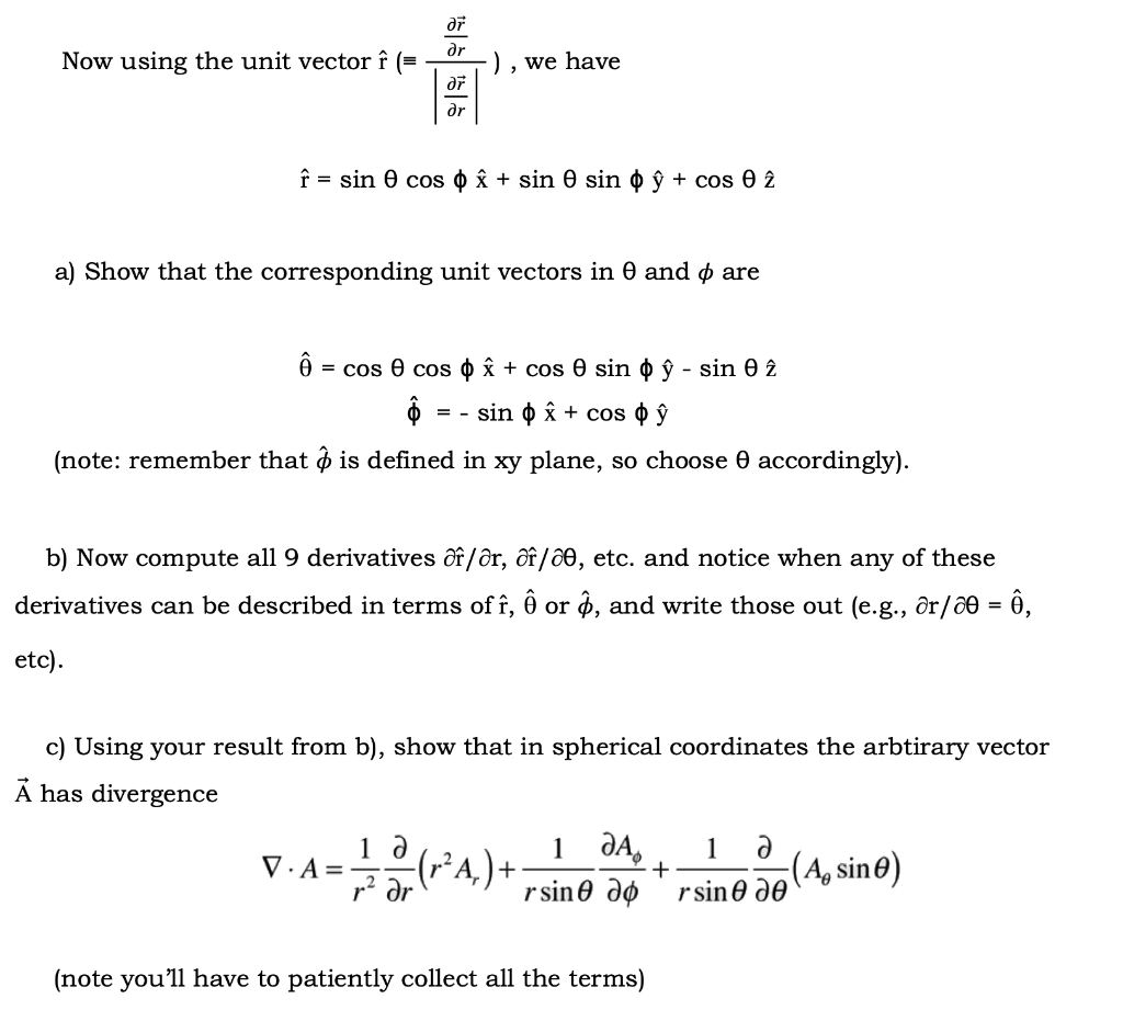 Solved 60 Consider The Position Vector R Xx Yy Zz When