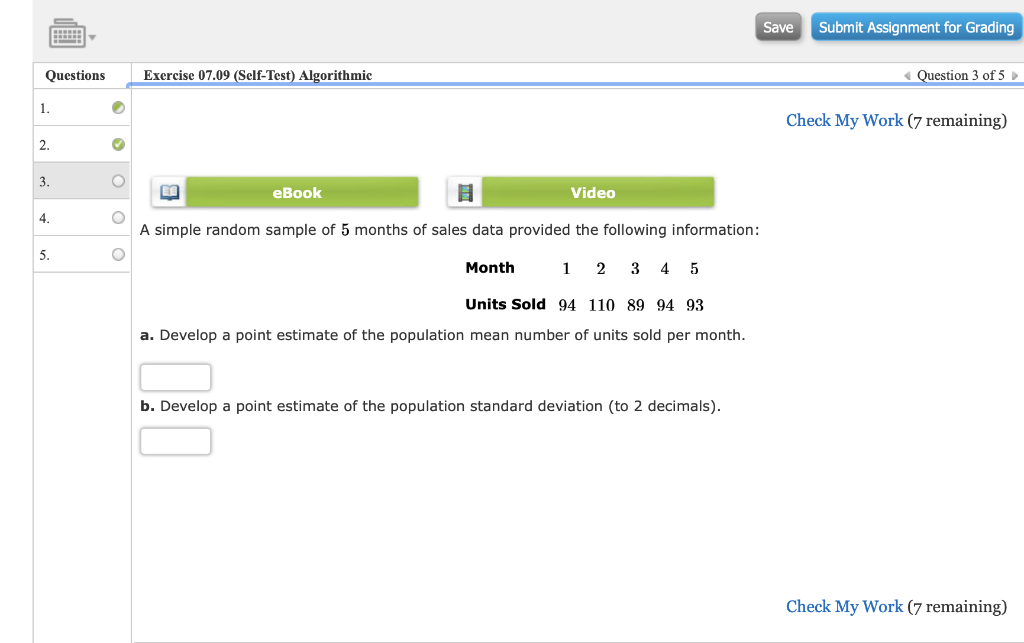 Solved Save Submit Assignment for Grading Questions Exercise | Chegg.com