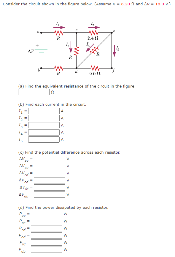 Solved Consider the circuit shown in the figure below. | Chegg.com