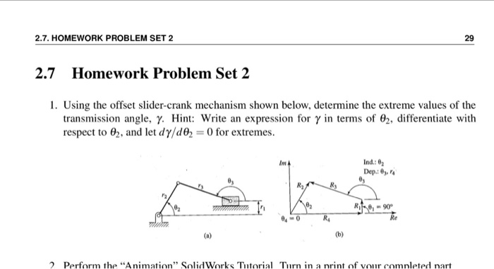 Solved Using the offset slider-crank mechanism shown below, | Chegg.com
