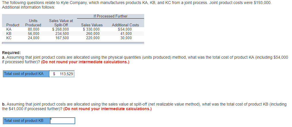 Solved The following questions relate to Kyle Company, | Chegg.com