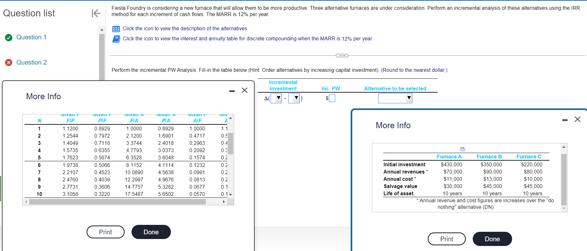Solved Question listQuestion 1Question 2method for each | Chegg.com